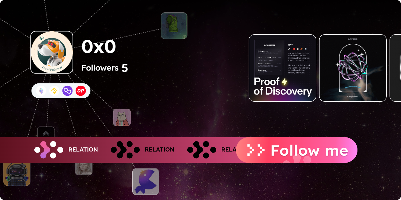 Relation Labs | Web3 Social Graph Provider